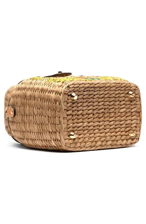 FRANCES VALENTINE Harriet Wicker Top Handle Bag