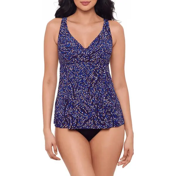 Miraclesuit Spotlight Ayla Tankini Top - Purple Multi