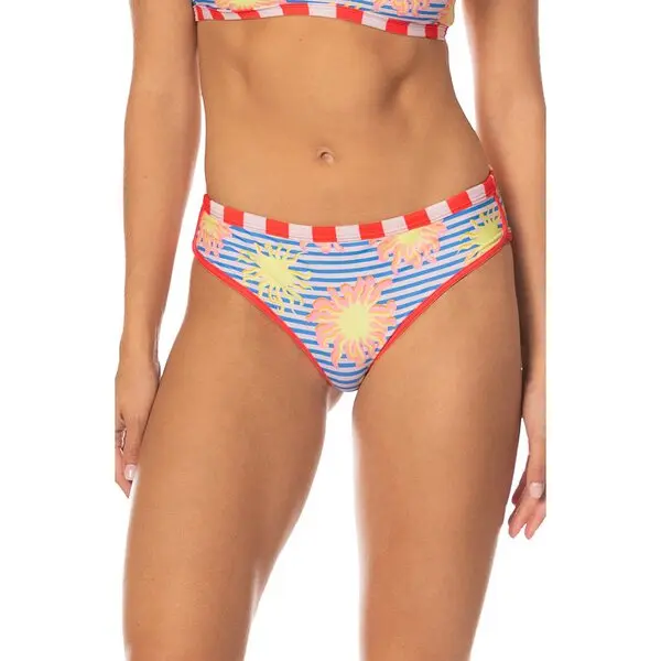 MAAJI Awake In Light Latin Reversible Bikini Bottoms - Open Blue