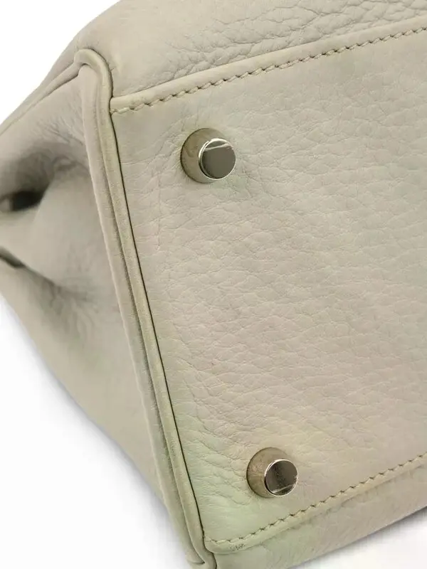 Hermès 2004 Leather Handbag - Grey