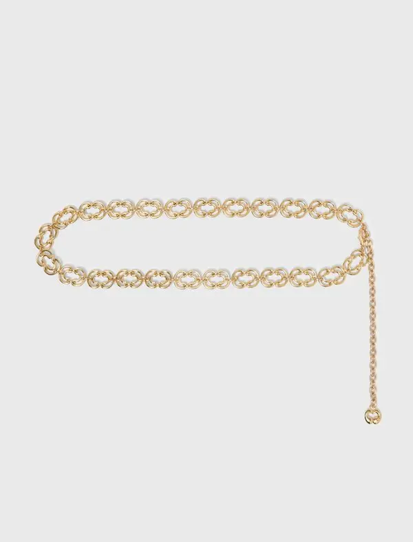 Maje Zamac Chain Belt - Gold