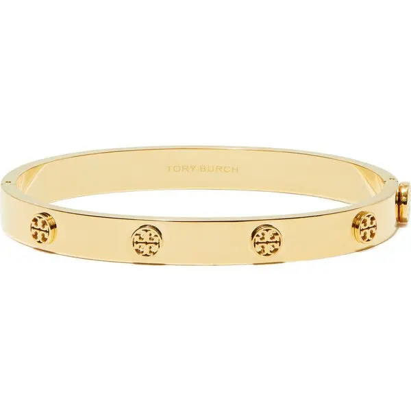 Tory Burch Icon Hinge Bracelet - Tory Gold