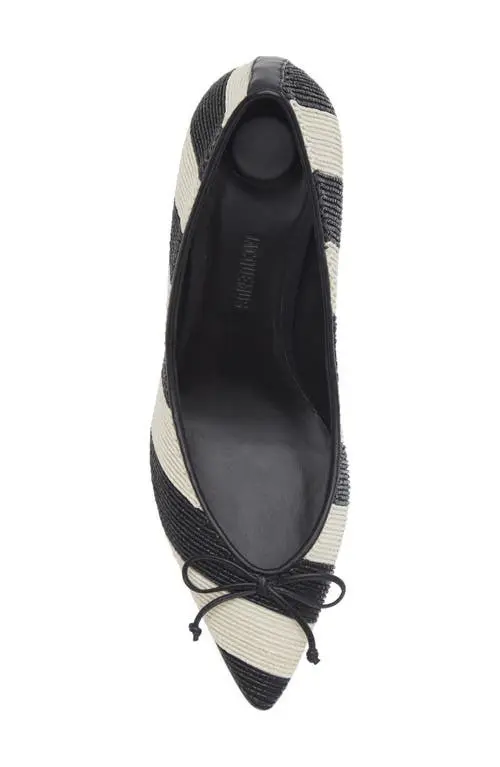 Jacquemus Les Escarpins Tourni Pointed Toe Pumps - White