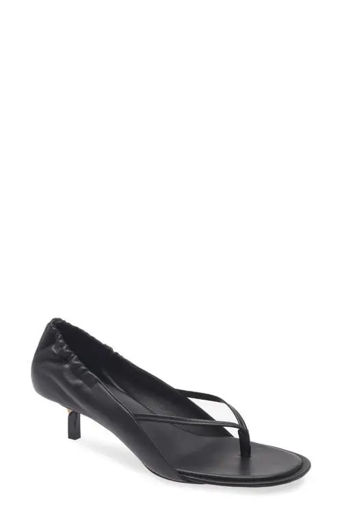 Jacquemus Les Sandales Kitten Heel Sandal - Black