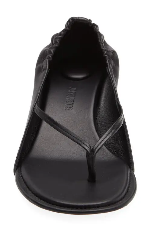 Jacquemus Les Sandales Kitten Heel Sandal - Black