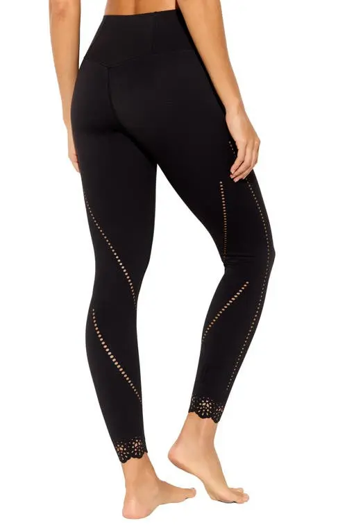 Spiritual Gangster Petal Lotus 7/8 Leggings - Black
