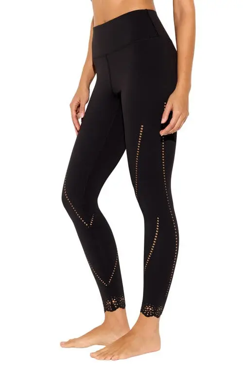Spiritual Gangster Petal Lotus 7/8 Leggings - Black