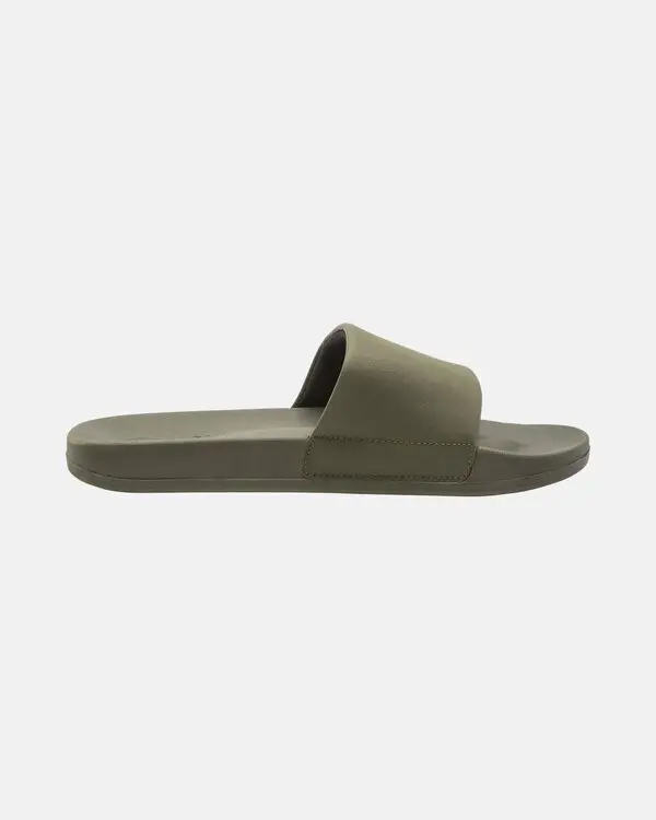 Volcom Volcation Slides - Olive