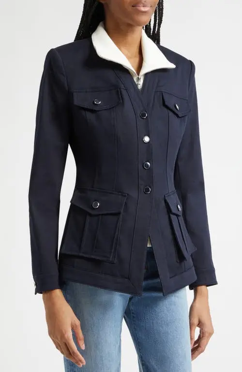 Veronica Beard Pendle Dickey Linen Jacket