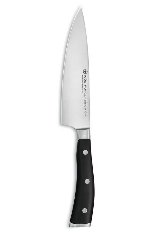 WUSTHOF Classic Ikon 6-inch Chef's Knife - Black
