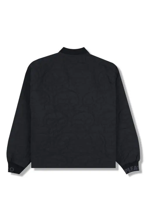 PLEASURES X Zero Skateboards Thomas Quilted Bomber Jacket