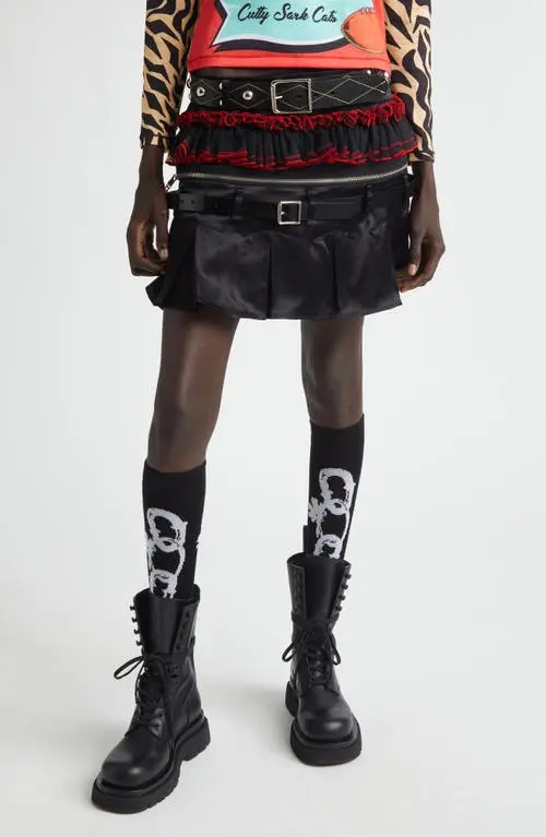 CHOPOVA LOWENA Major Combo Miniskirt