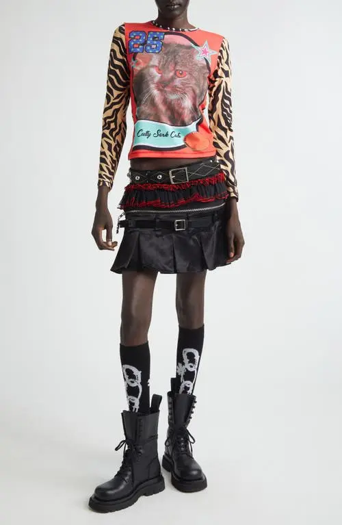 CHOPOVA LOWENA Major Combo Miniskirt