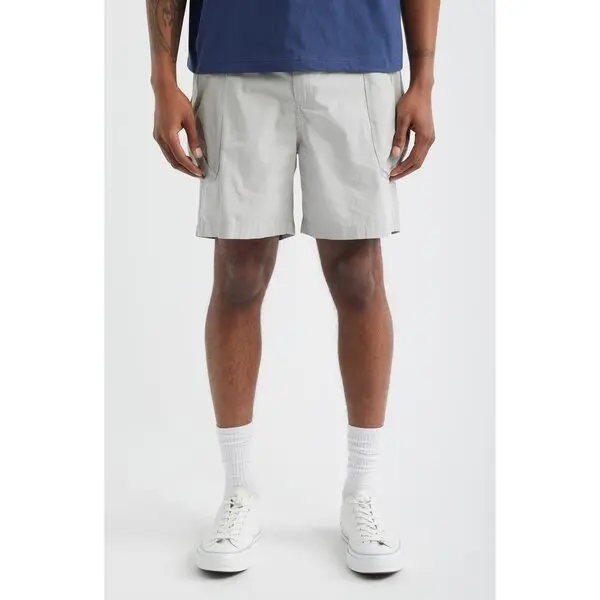 SERVICE WORKS Gardener Cargo Shorts - Silver
