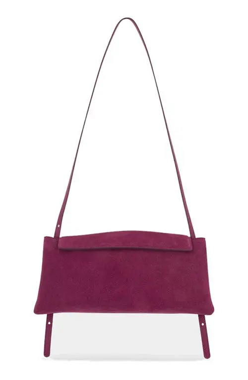 REE PROJECTS Elieze Suede Clutch - Cardinal
