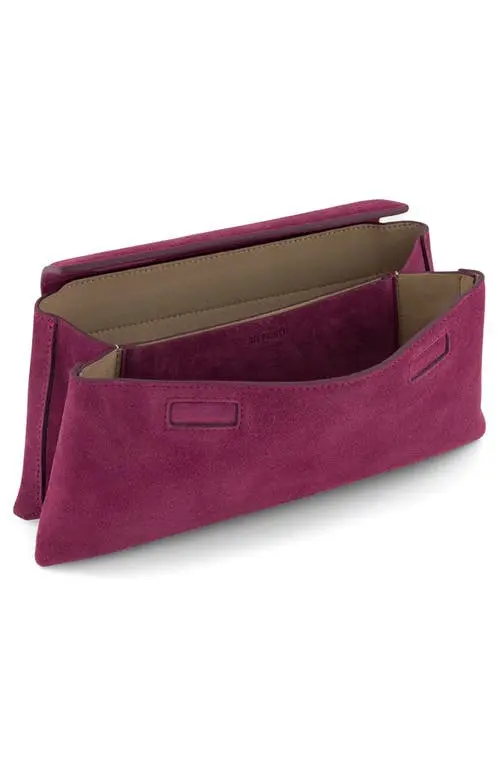REE PROJECTS Elieze Suede Clutch - Cardinal