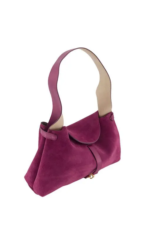 REE PROJECTS Florencia Suede Shoulder Bag