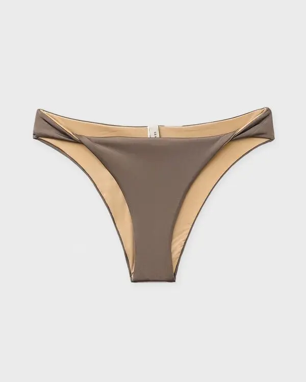 SEAQUELLE Twisted Bikini Bottom - Nougat