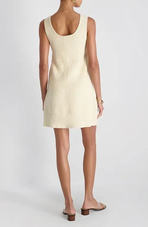 French Connection Mozart Mixed Stitch Sleeveless Mini Dress