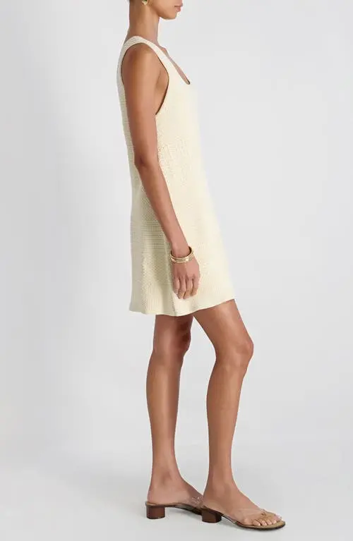 French Connection Mozart Mixed Stitch Sleeveless Mini Dress