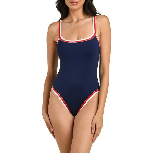 La Blanca Americana Lingerie One-piece Swimsuit - Indigo