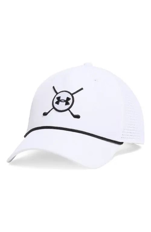 Under Armour Drive Rope Snapback Golf Cap - 102 White