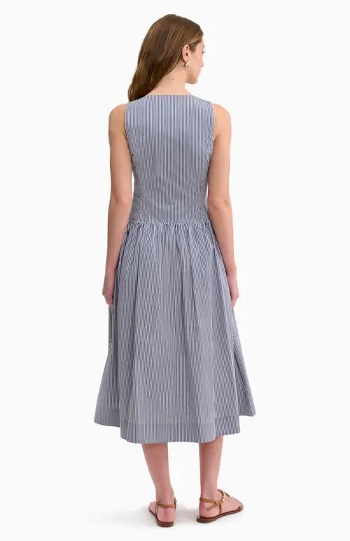 Rebecca Taylor Joselene Poplin Wrap Dress