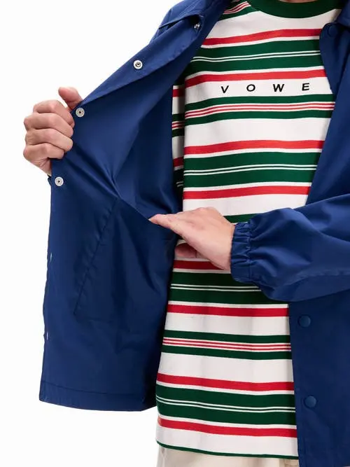 VOWELS Coach Jacket - Blue