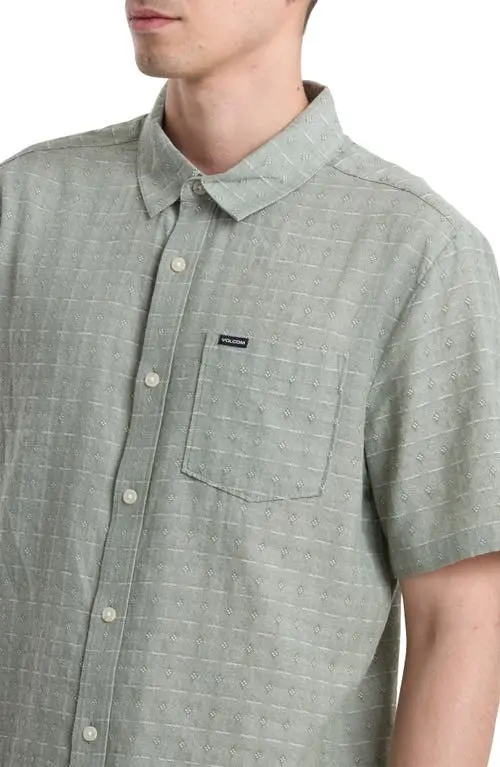 Volcom Bankstone Ii Short Sleeve Button-up Shirt - Brolive