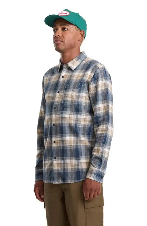 Volcom Caden Plaid Button-up Shirt - Dirty White