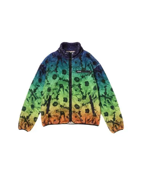VOWELS Printed Fleece Jacket - Multi