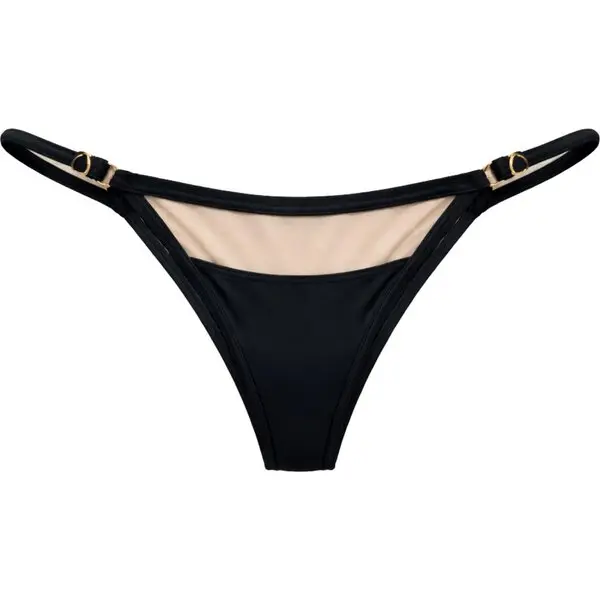 IVY SWIMWEAR Bianca Bikini Bottom - Black