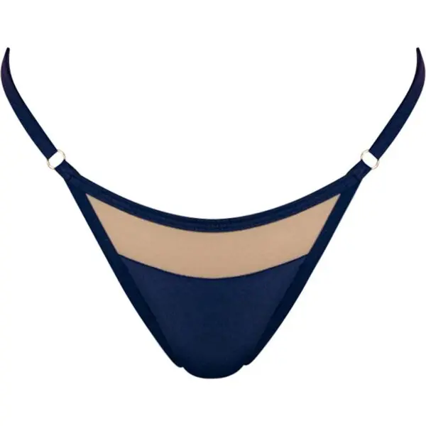 IVY SWIMWEAR Bianca Bikini Bottom - Blue