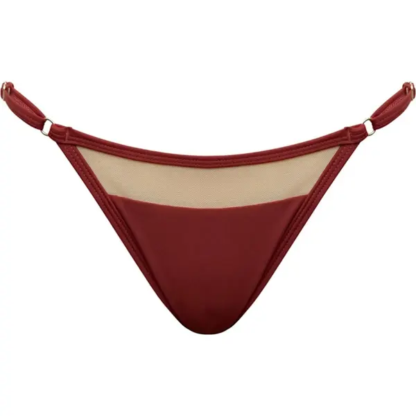 IVY SWIMWEAR Bianca Bikini Bottom - Red