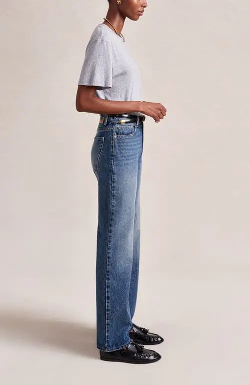 LA LIGNE Lenny High-rise Wide Leg Jeans