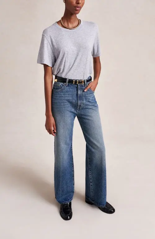 LA LIGNE Lenny High-rise Wide Leg Jeans