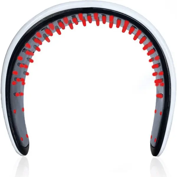 SOLARIS LABORATORIES NY Intensive Red Led Hair Band - White