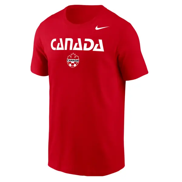 Nike Canada Fanwear Collection Soccer Cotton Short-sleeve T-shirt - Red