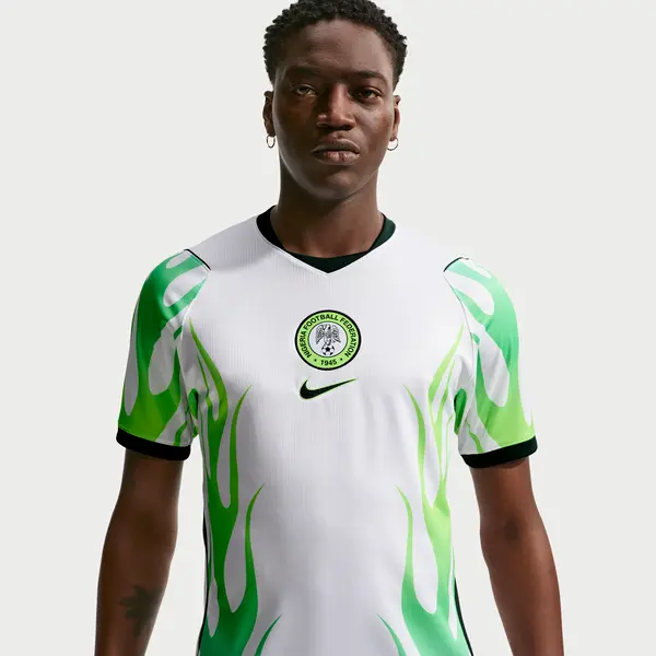 Nike Nigeria 2026 Stadium Away Dri-fit Soccer Replica Jersey - White