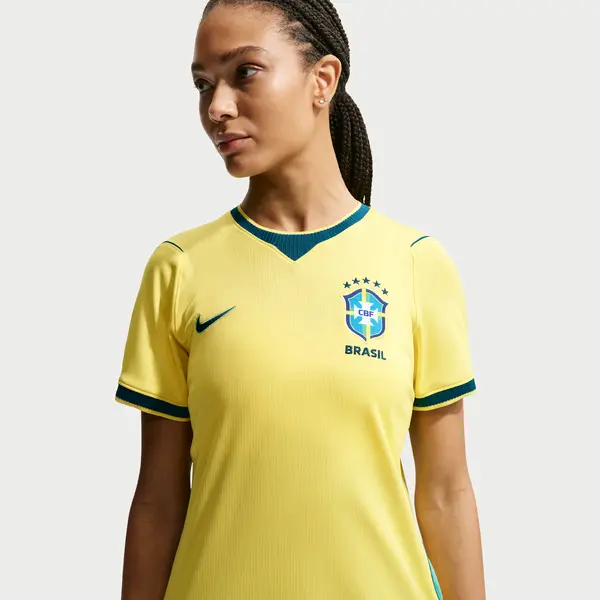 Nike Brazil 2026 Stadium Home Dri-fit Soccer Replica Jersey - Yellow