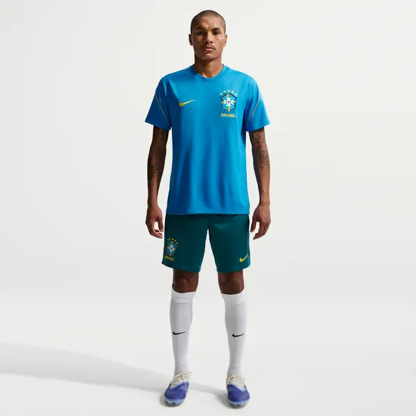 Nike Brazil Strike Dri-fit Soccer Knit Shorts - Green