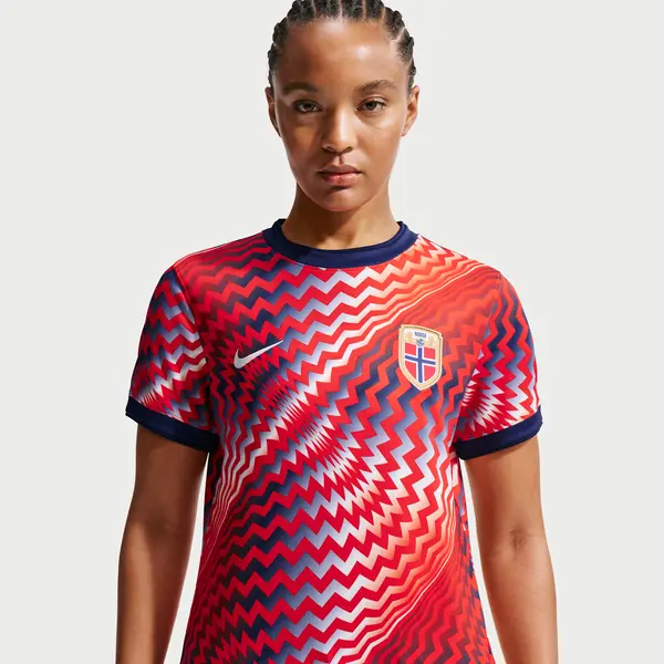 Nike Norway Dri-fit Soccer Pre-match Short-sleeve Top
