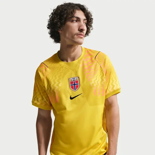 Nike Norway 2026 Stadium Goalkeeper Dri-fit Soccer Replica Short-sleeve Jersey - Yellow
