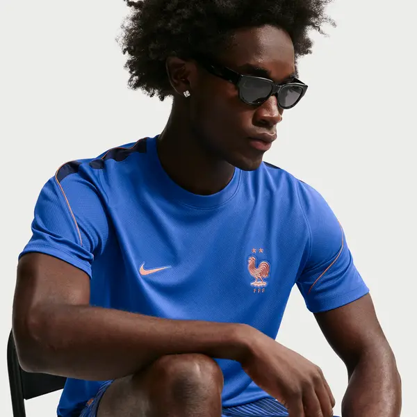 Nike Fff Strike Dri-fit Short-sleeve Top - Blue