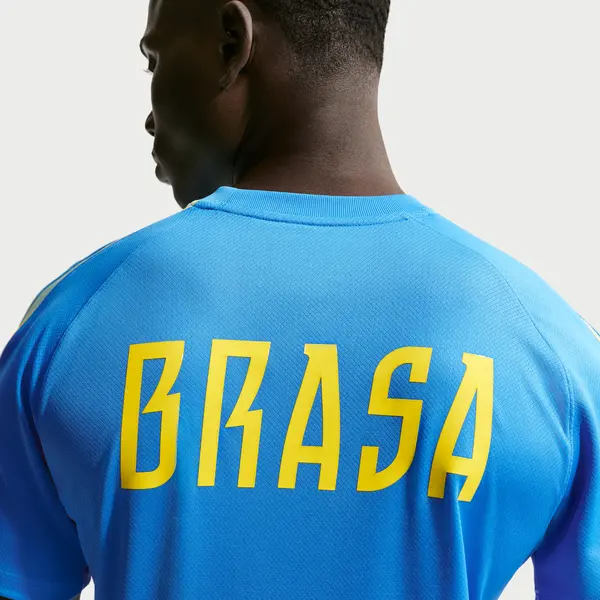 Nike Brazil Strike Soccer Dri-fit Short-sleeve Top