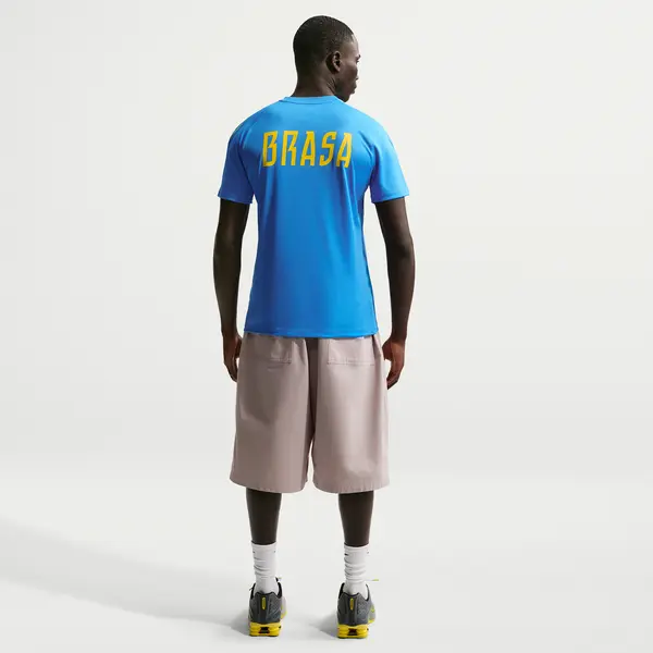 Nike Brazil Strike Soccer Dri-fit Short-sleeve Top