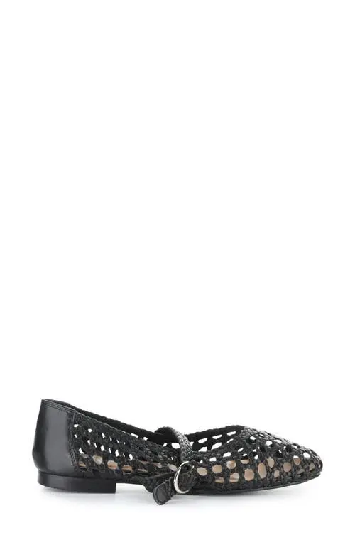 BOS. & CO. Mary Jane Flat - Black
