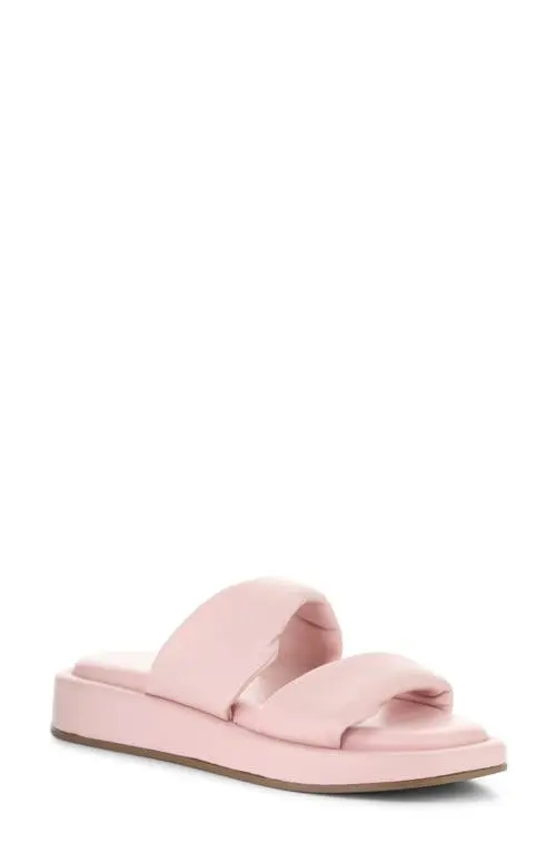 BOS. & CO. Bayla Platform Wedge Slides - Pink