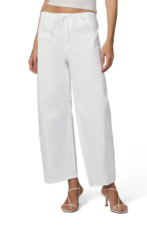 Joe's Jeans The Bowie Cotton Blend Drawstring Pants - White