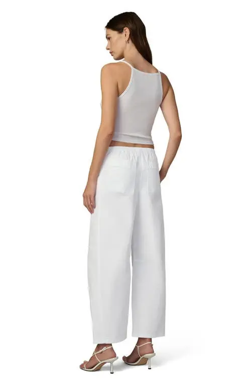 Joe's Jeans The Bowie Cotton Blend Drawstring Pants - White